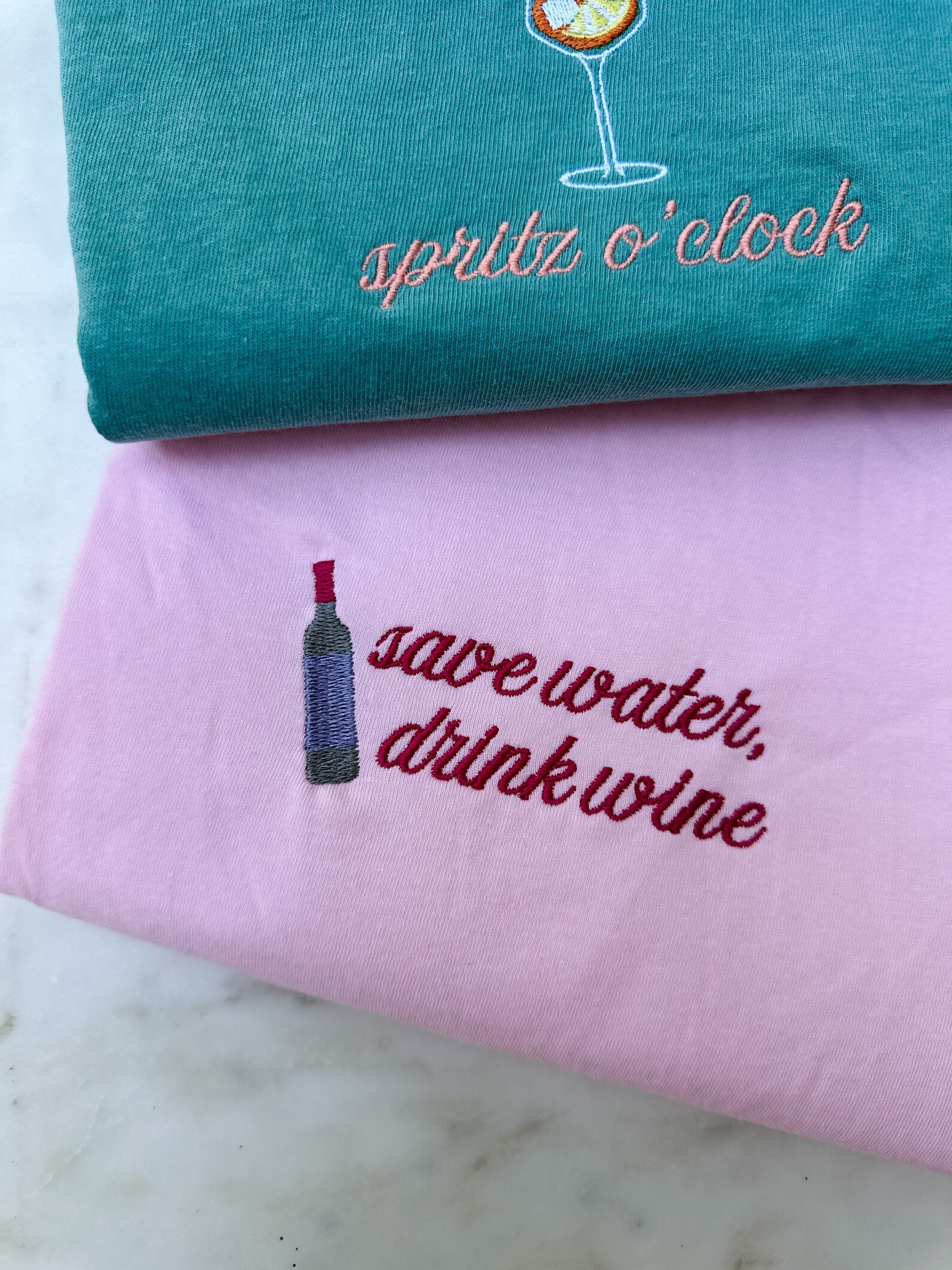 Personalized Cocktail T-shirt, Embroidered Custom Drink Tee ...