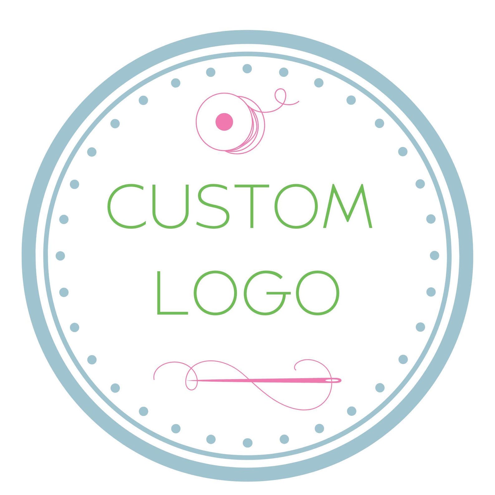 Custom Logo Set up for Embroidery - Etsy
