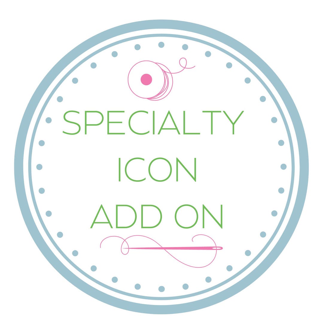 Specialty Icon Add On - Etsy