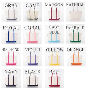 Custom Canvas Tote, Ironic Boat Bag, Bridesmaid Proposal Monogram Bag ...