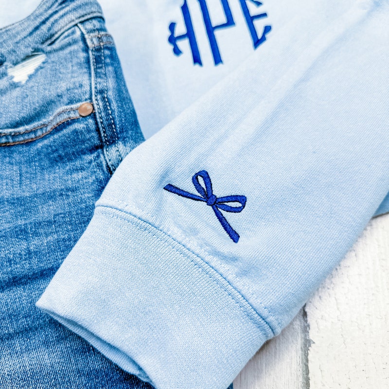 Bow Monogram - Etsy