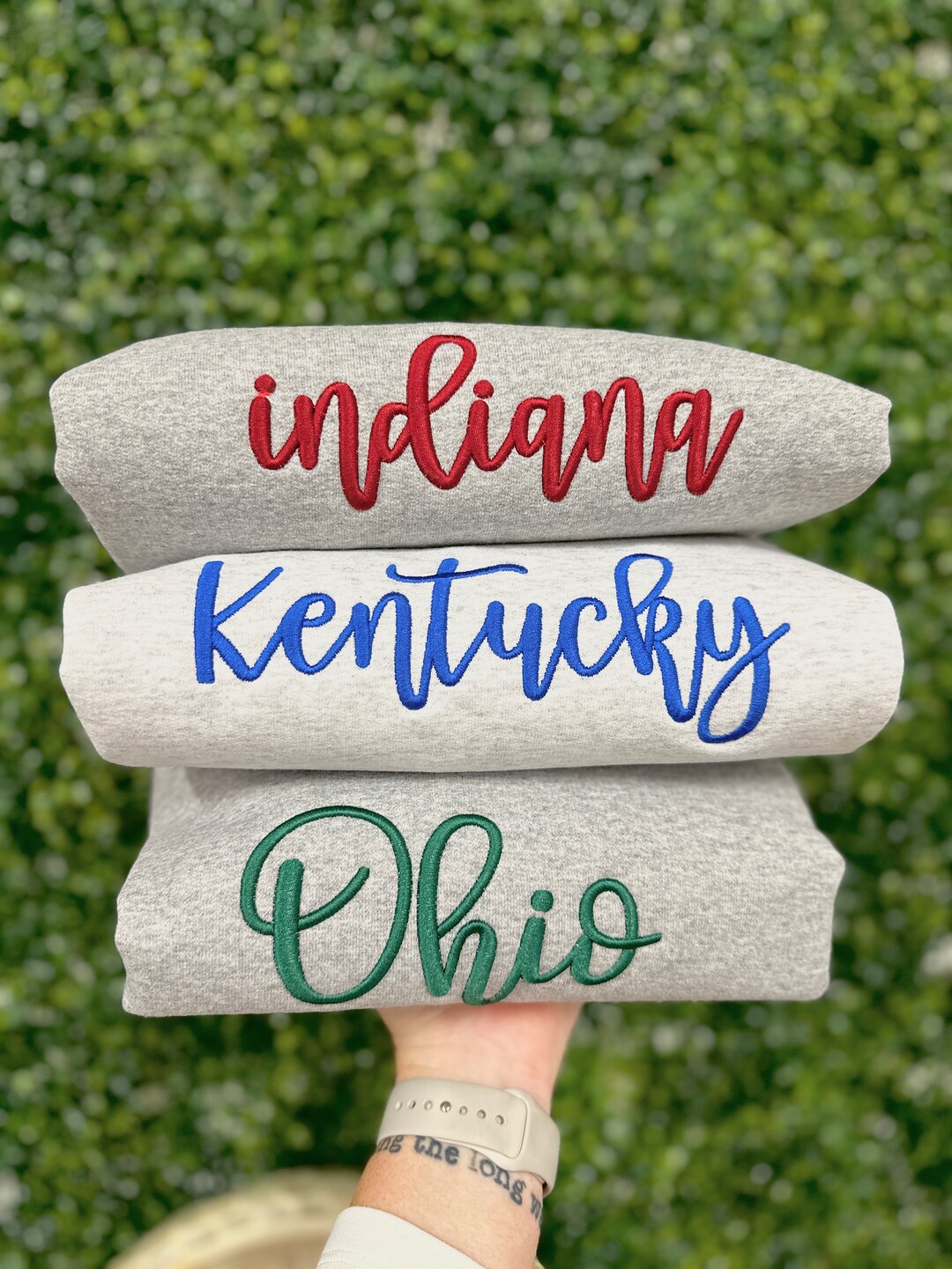 Custom Puff 3D Embroidery Sweatshirt, Personalized Crewneck ...