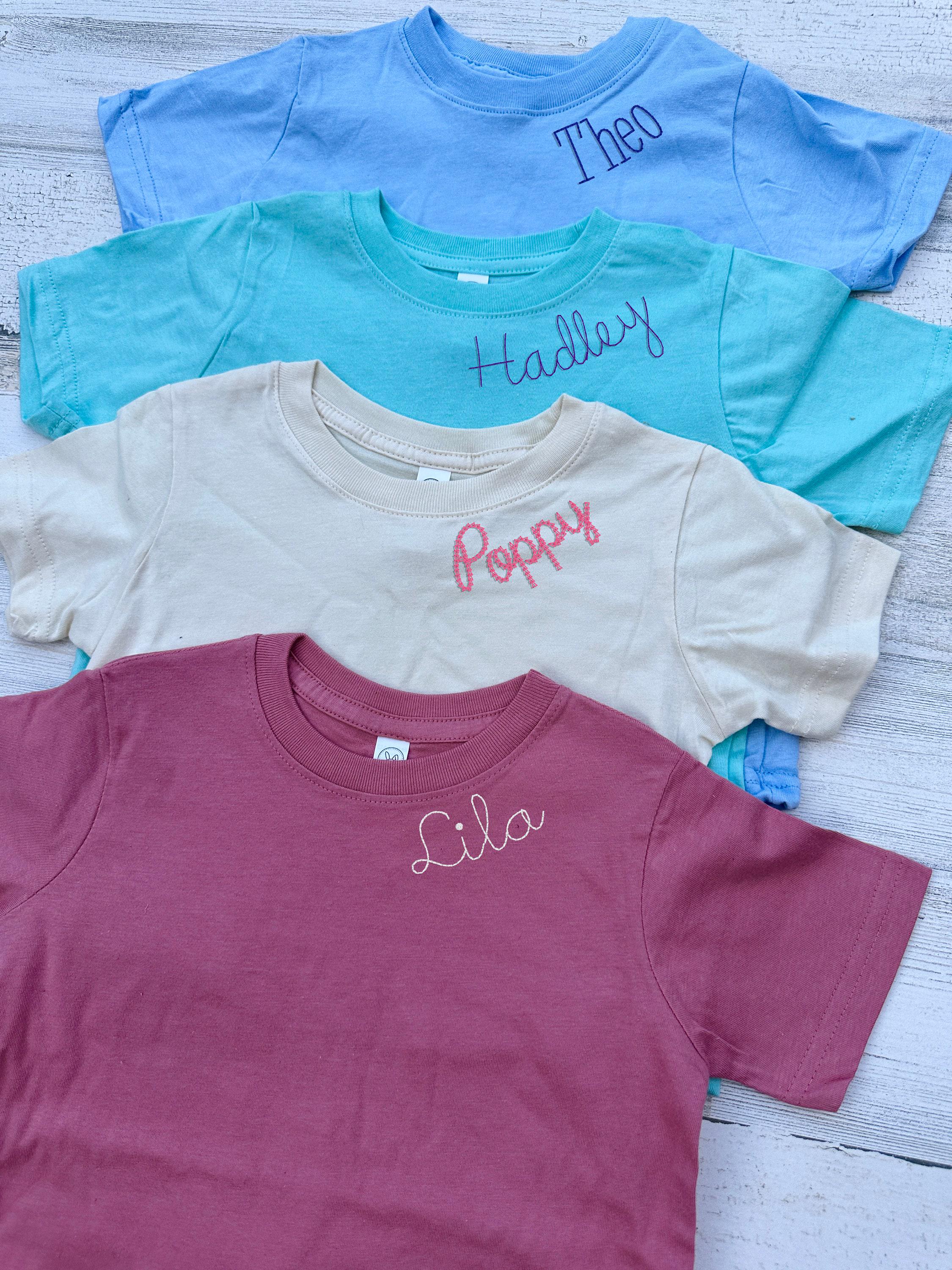 Personalized Kids Tee, Custom Toddler T-shirt, Baby Shirt With ...