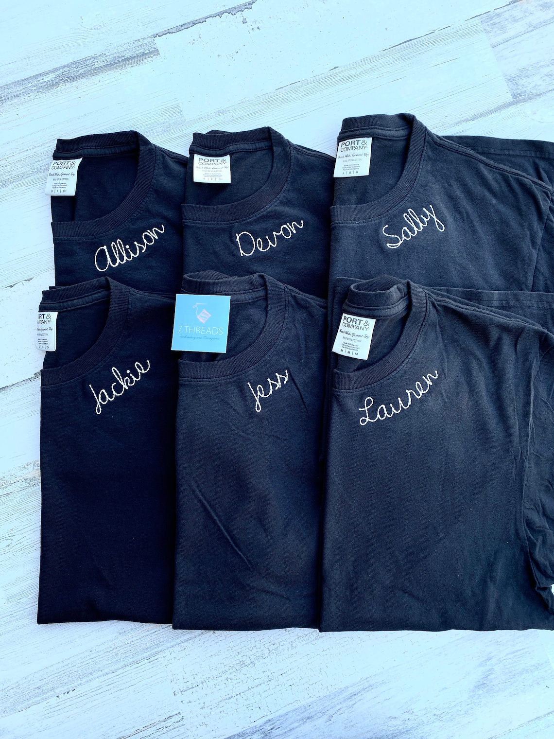 Monogram Collar Tee Custom Name T Shirt Personalized - Etsy