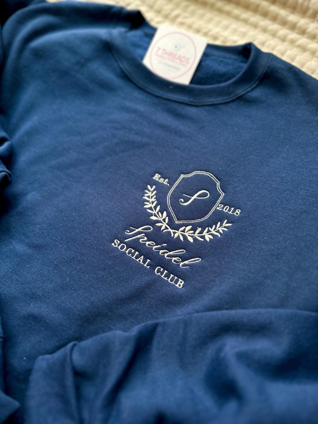 Country Club Crest Sweatshirt, Old Money Style for Bachelorette Party ...