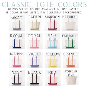 Personalized Ironic Tote, Monogram Embroidered Boat Bag, Custom Tote ...