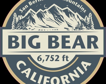 Big Bear Car Decal - Etsy