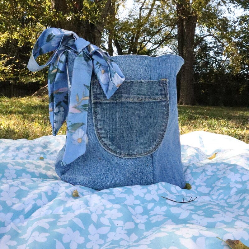Denim Crossbody - Etsy