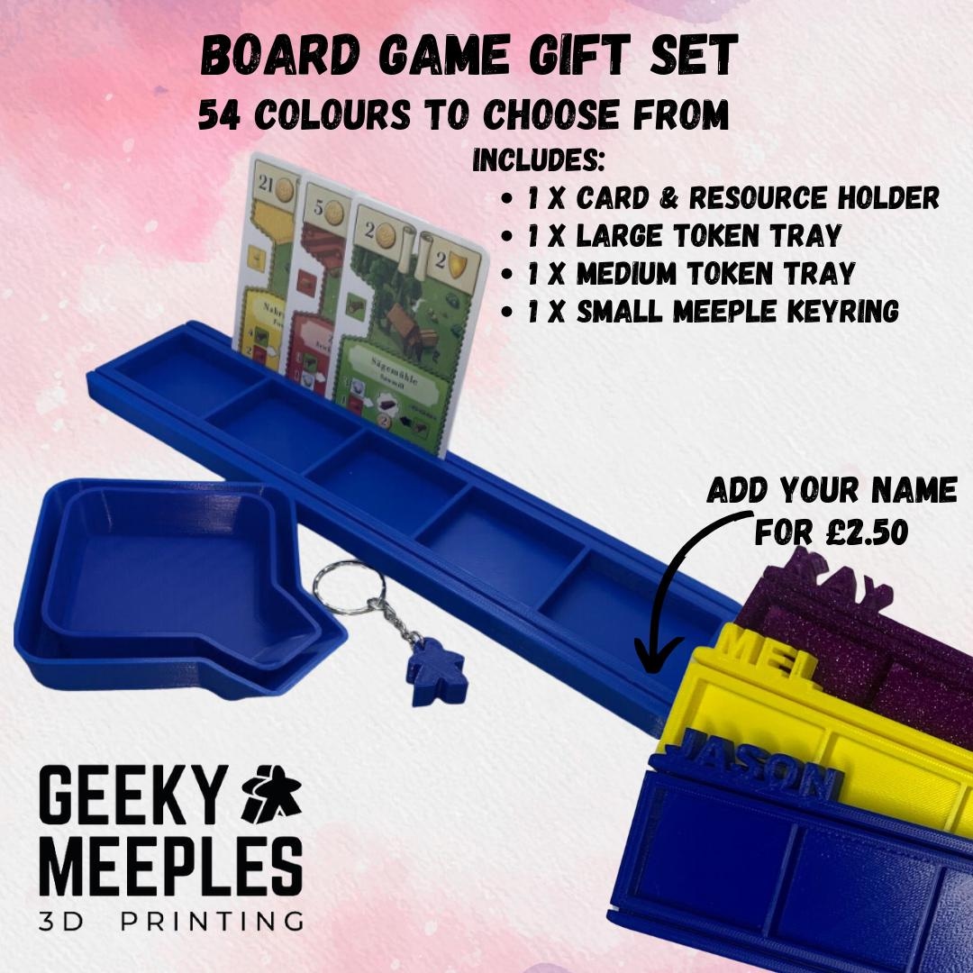 GIFT SET 3D Printed Board Game Gift Set - Player Set - 54 Colours to ...