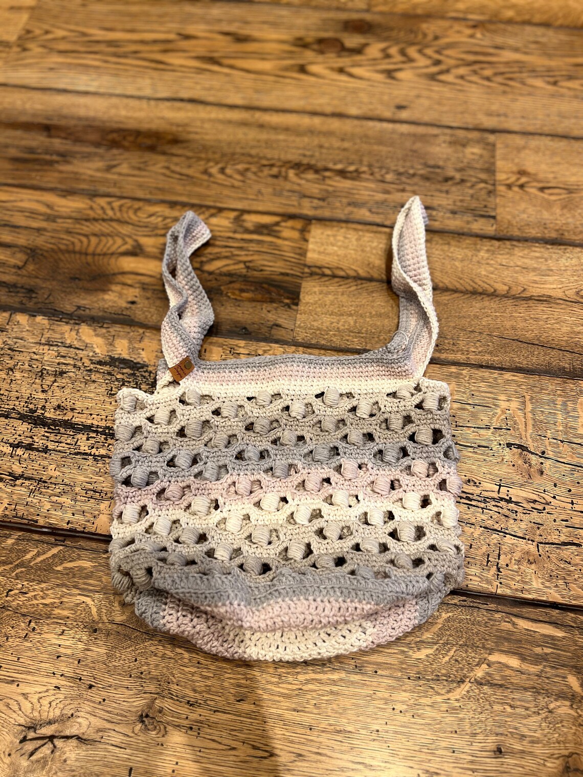 Open Weave Crochet Tote - Etsy