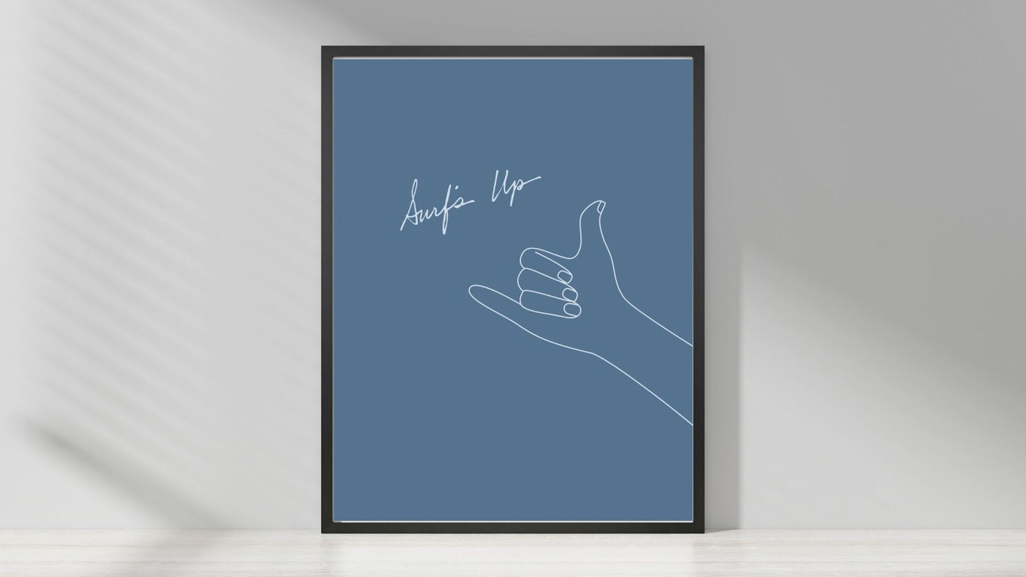 Surfs up Print, Surf Print, Beach Wall Art, Surfer Boy Wall Decor ...