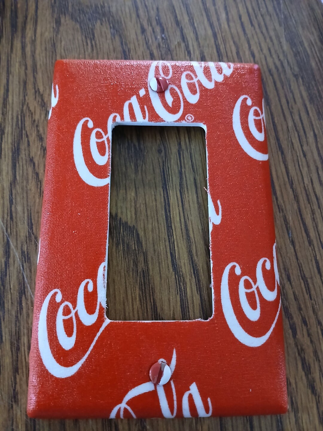 Decorative Coca Cola 1-single Rocker Plate Cover With Screws - Etsy