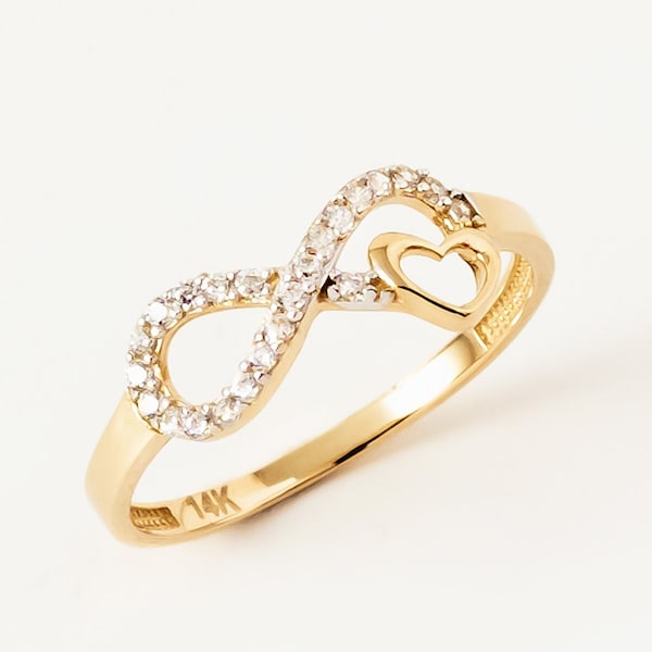 Gold Infinity Ring - Etsy