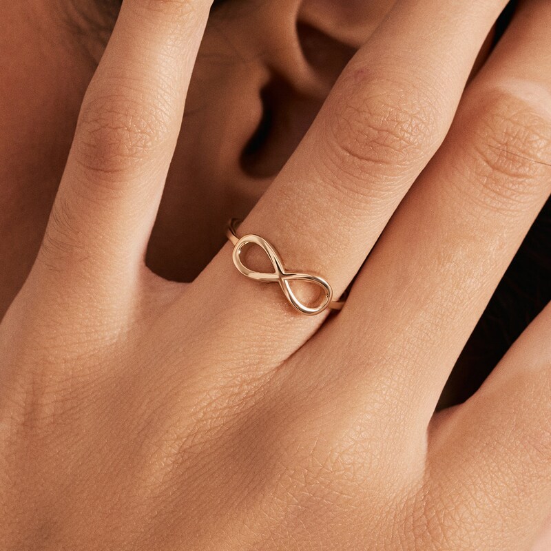 Gold Infinity Ring - Etsy