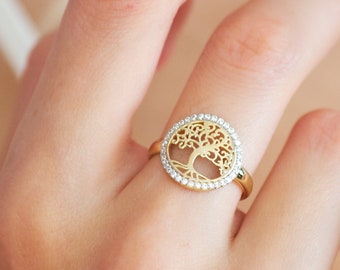 Tree of Life Ring - Etsy