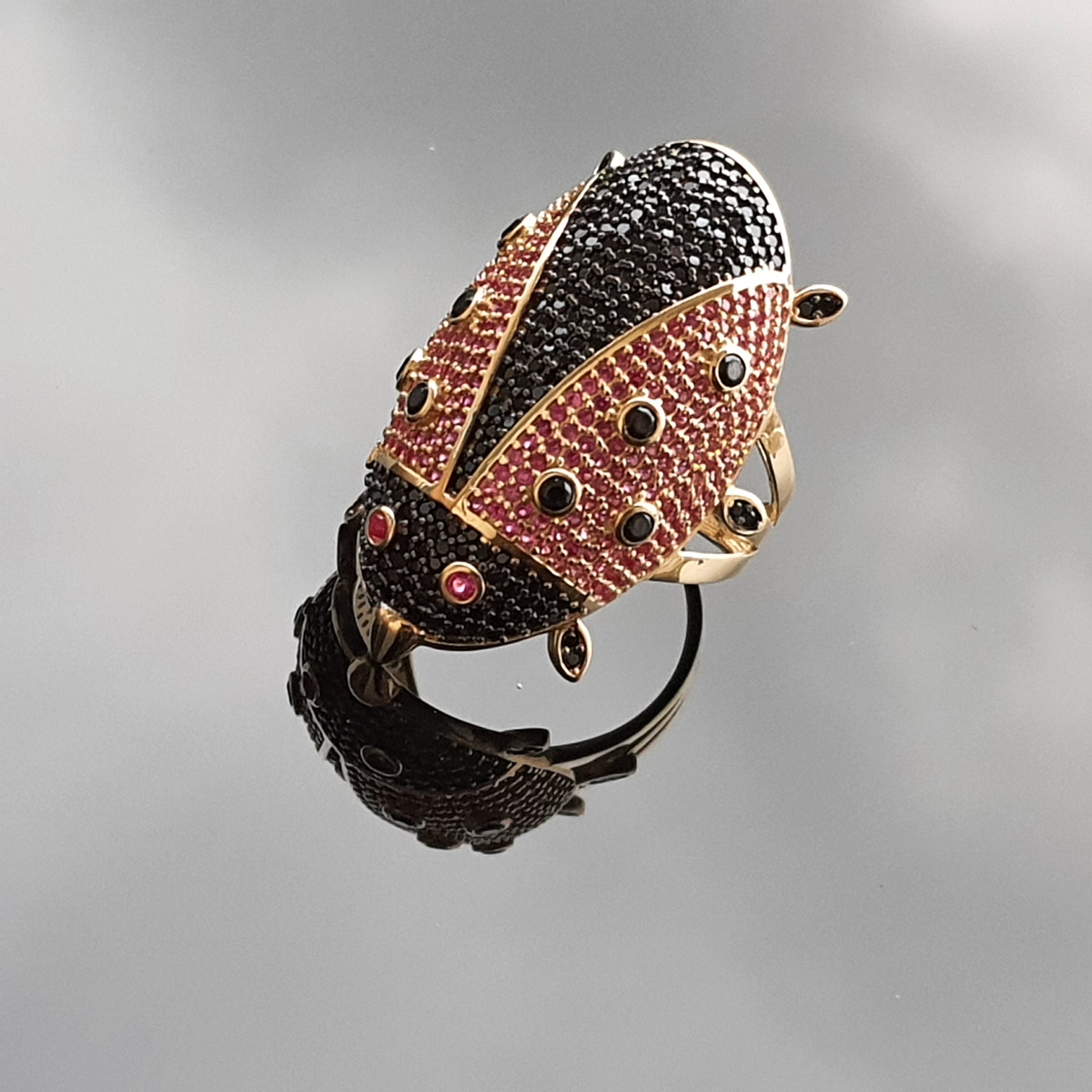 Gold Ladybug Ring at Daniel Romo blog