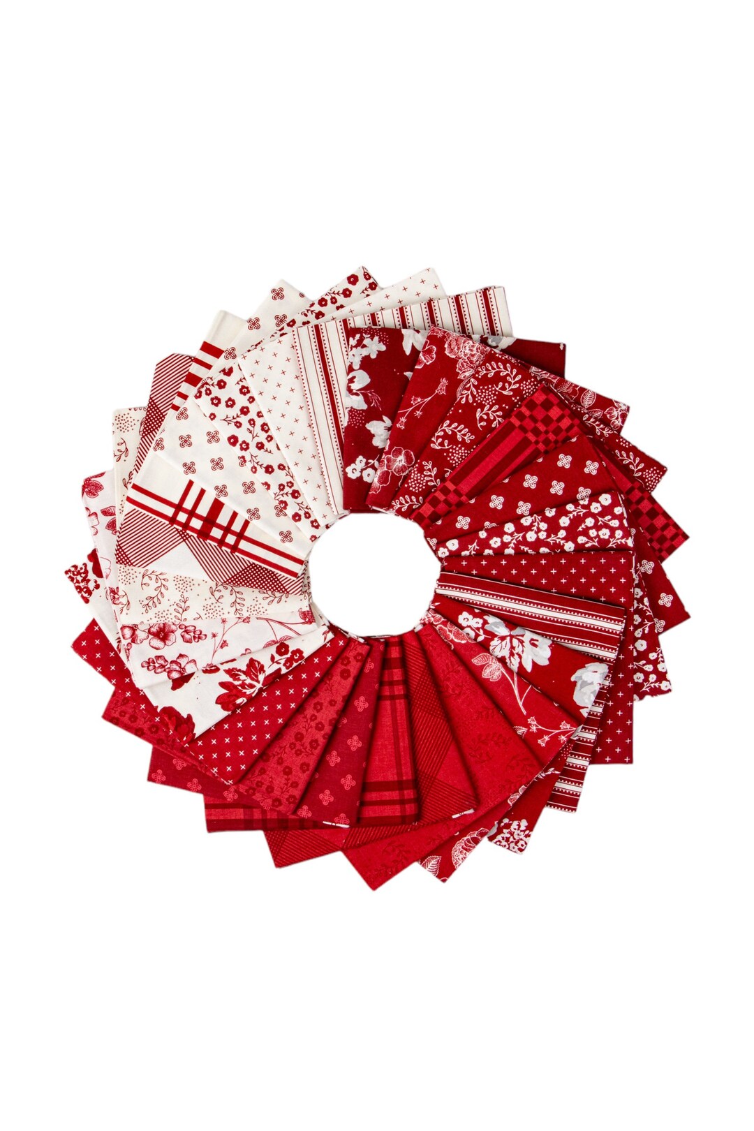 Fat Quarter Bundle of Heirloom Red by My Minds Eye for Riley Blake - Etsy