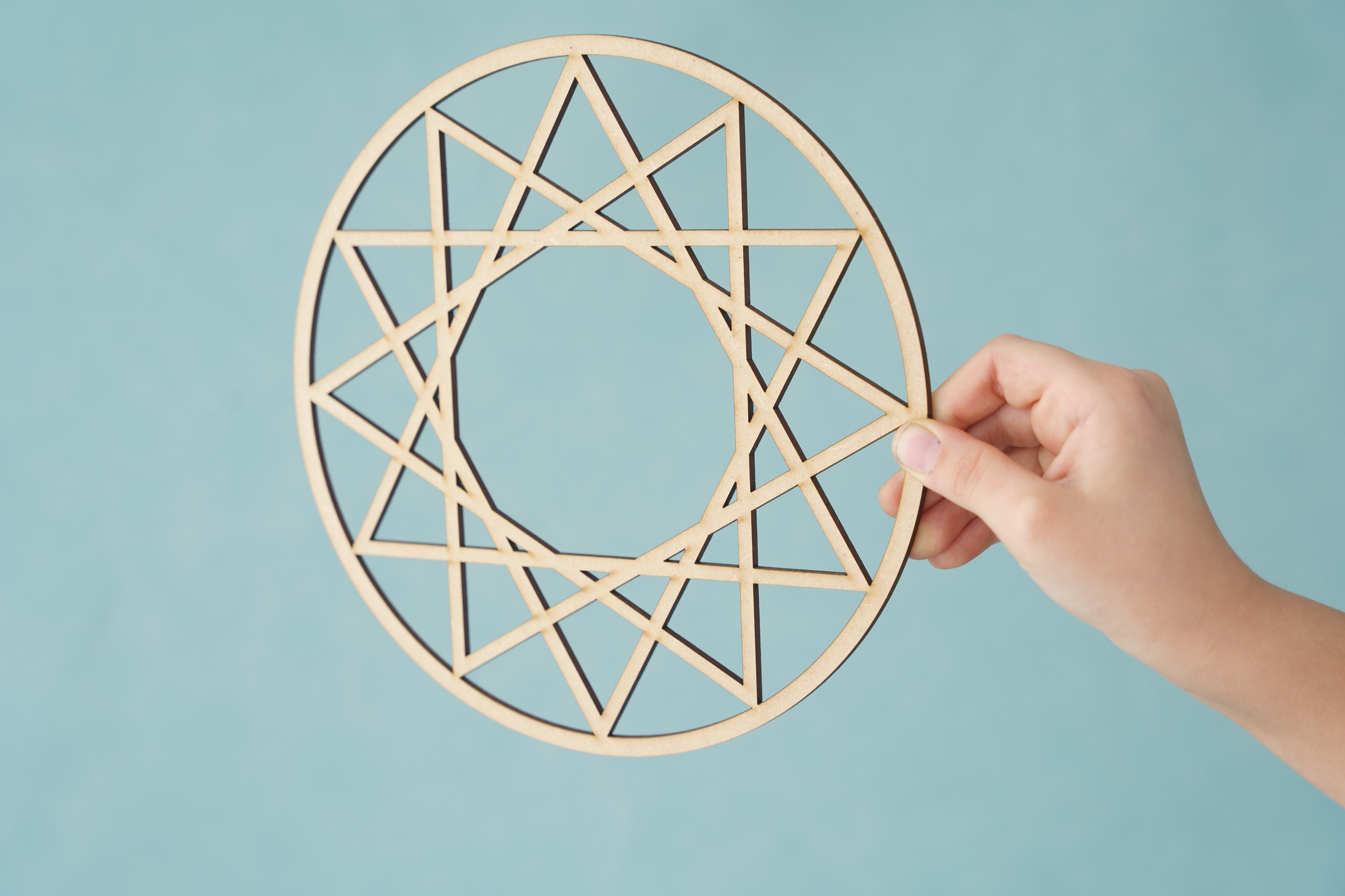 12 Pointed Star Vector, Sacred Geometry Digital File, Twelve Pointed ...