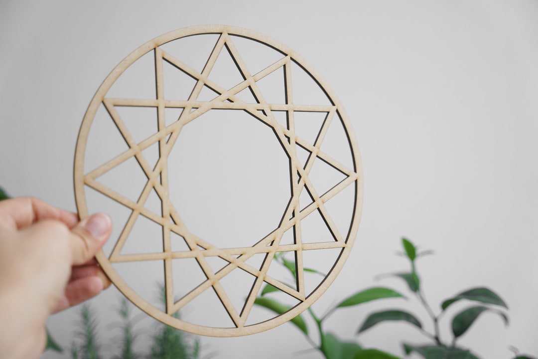 12 Pointed Star Vector, Sacred Geometry Digital File, Twelve Pointed ...