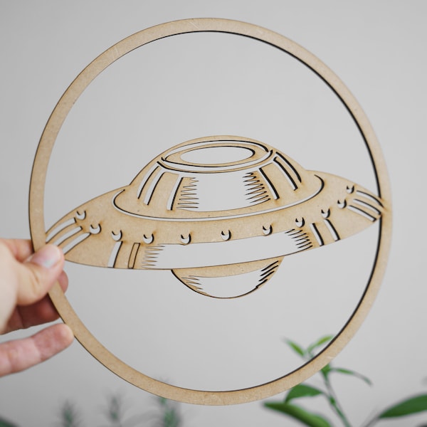 Spaceship Laser Cut - Etsy