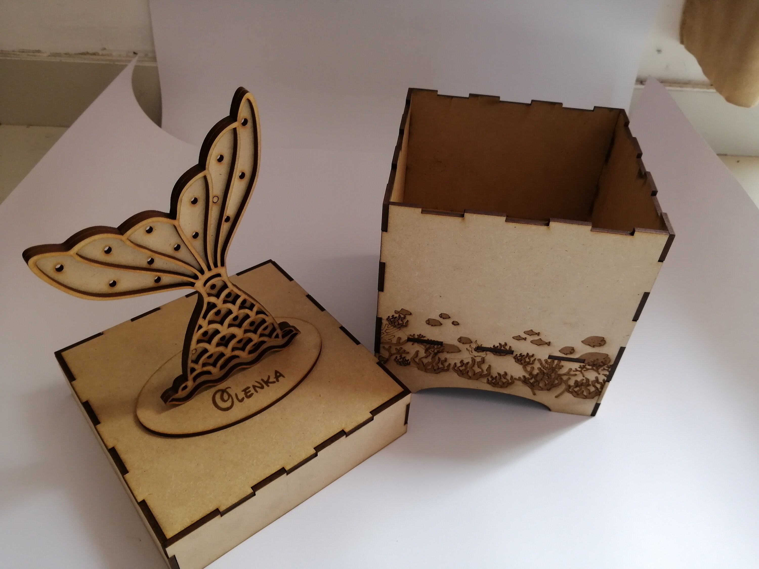 ARIEL LITTLE MERMAID BOX, Digital File, Little Sea Thematic Box, the ...