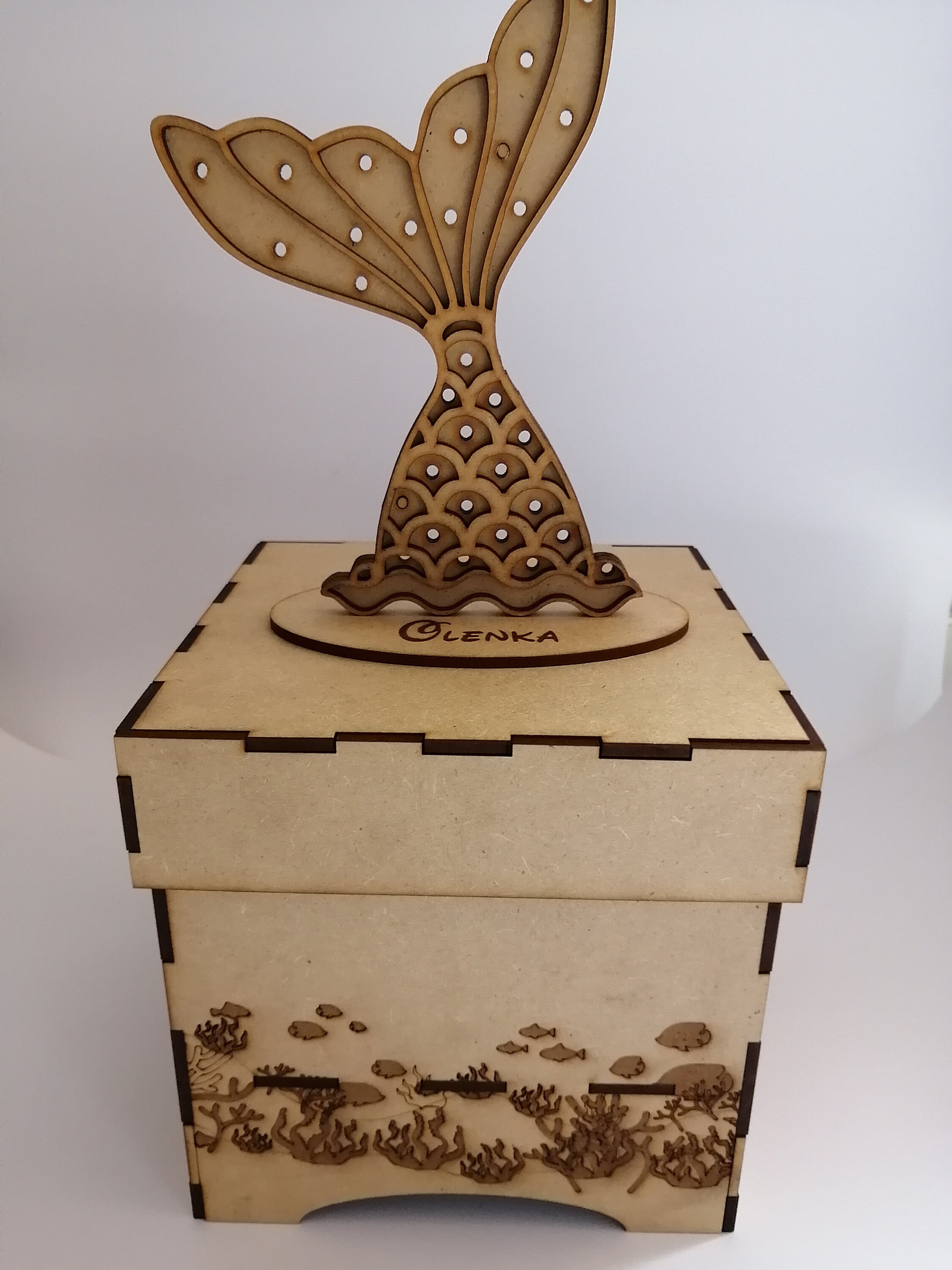 ARIEL LITTLE MERMAID BOX, Digital File, Little Sea Thematic Box, the ...