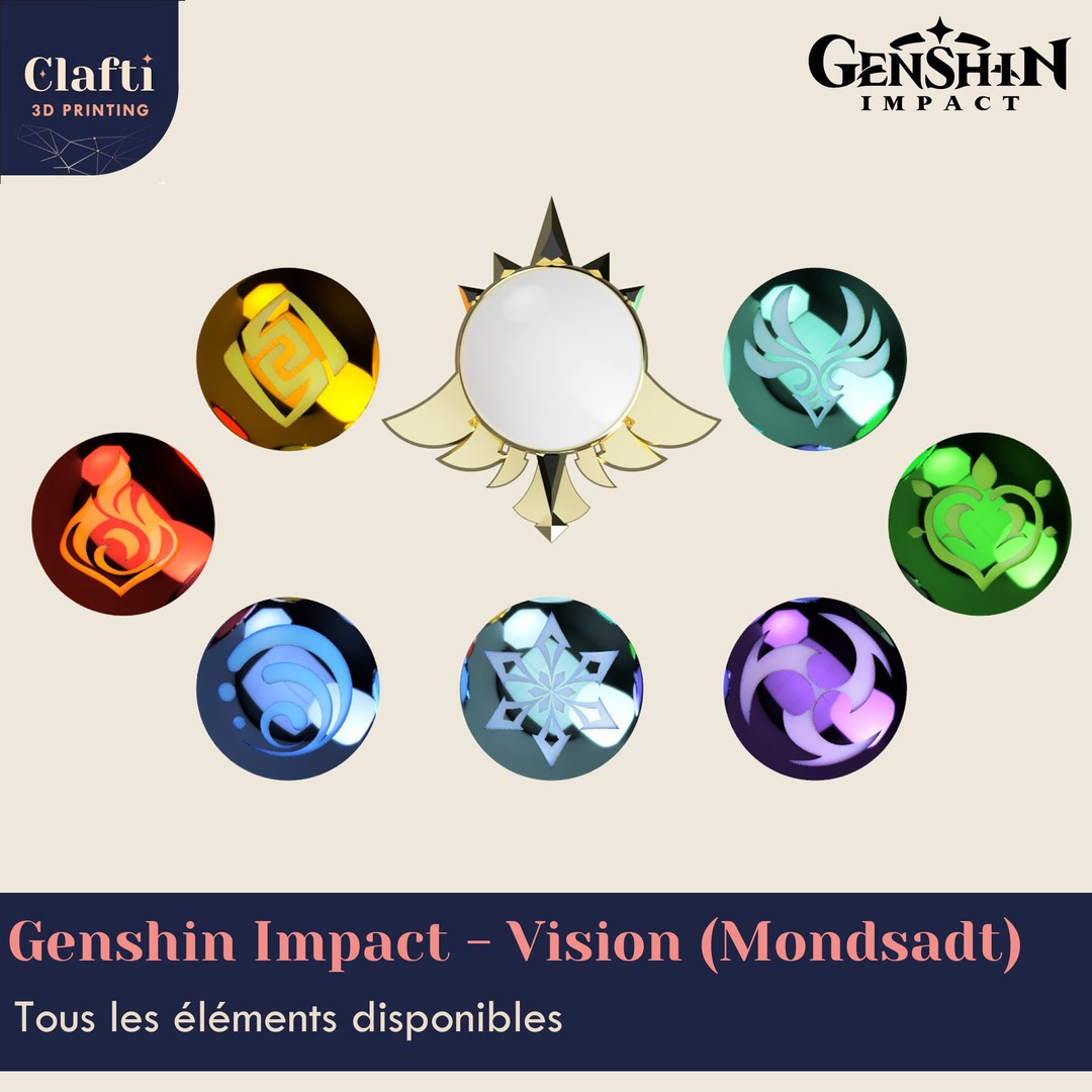 GENSHIN IMPACT Mondstadt Vision - Etsy France