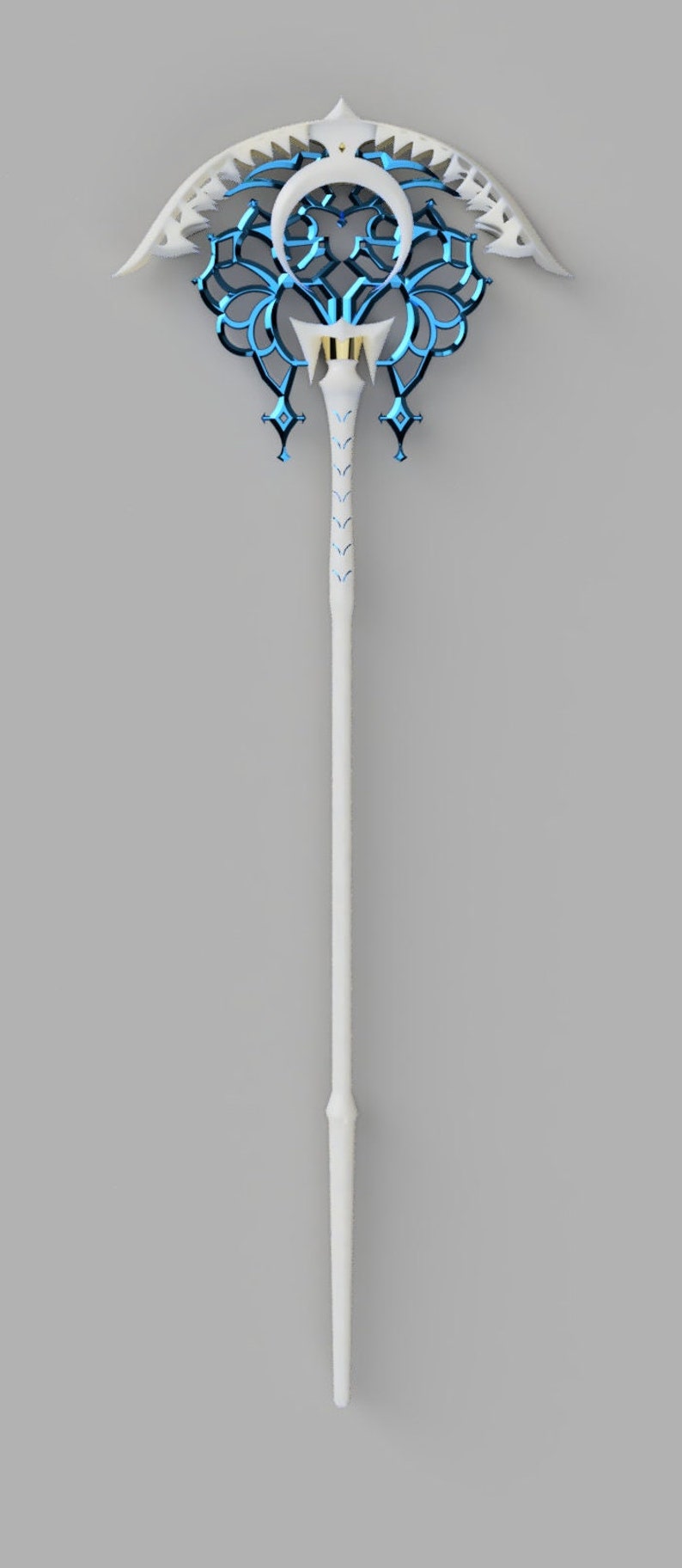 FGO Merlin Prototype Staff 3D Kit - Etsy