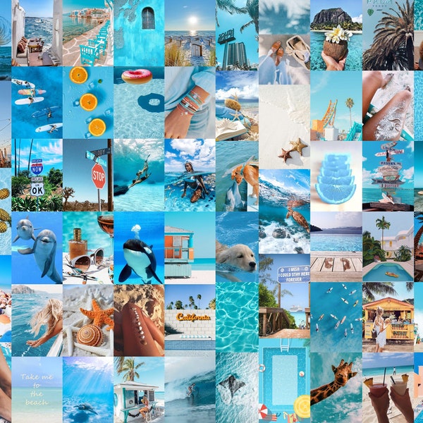 Beach Photo Collage - Etsy