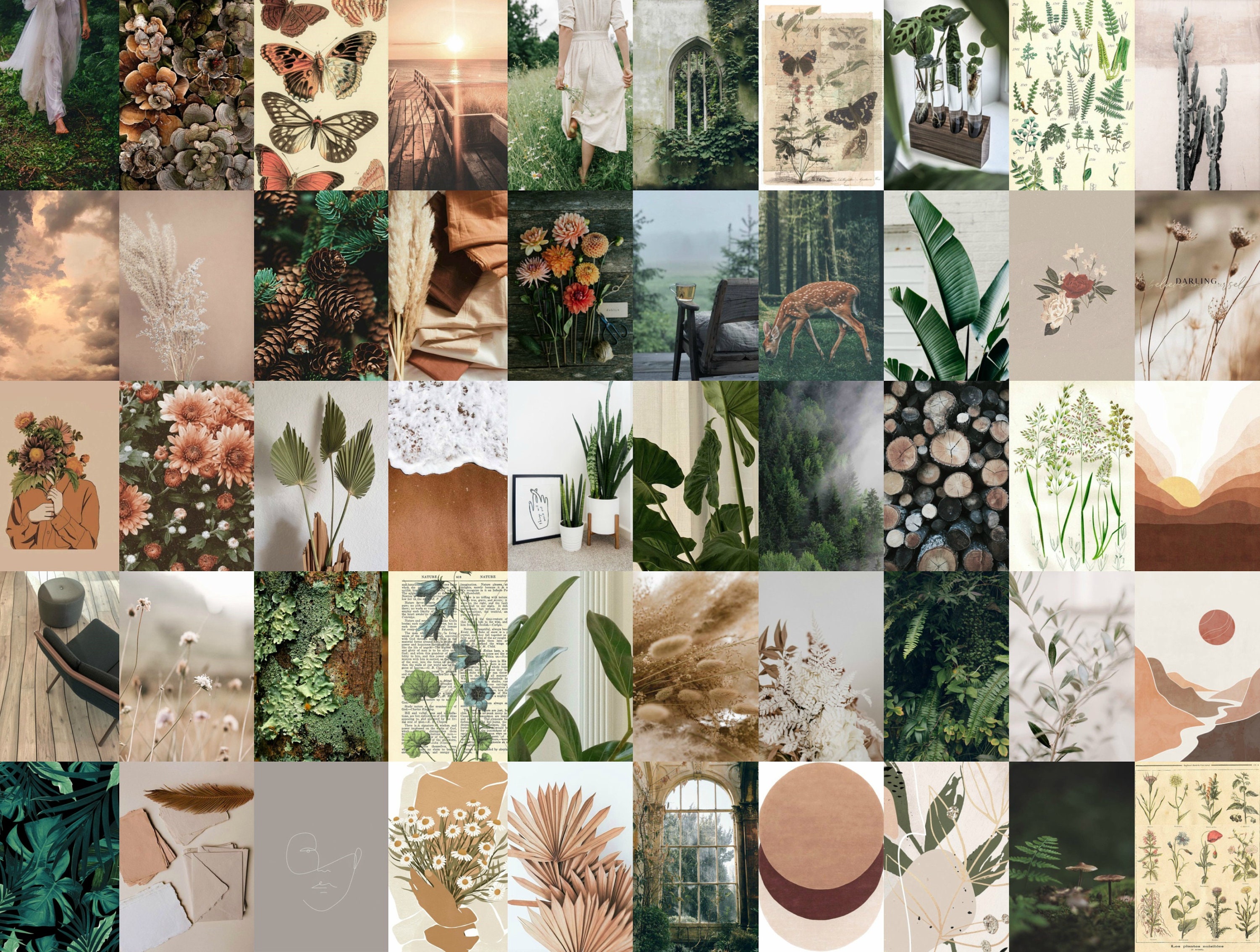 Photo Collage Kit Wall Collage Kit VSCO Wall Collage PRINTS 50 - Etsy