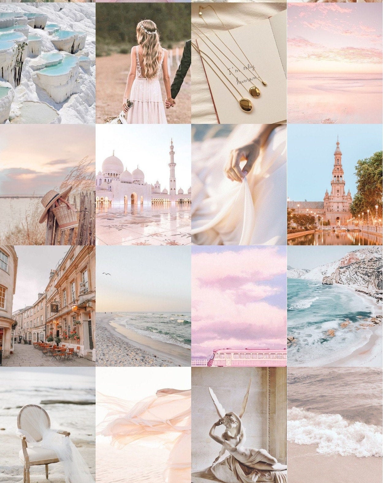 Neutral Wall Collage Kit Wall Collage Kit Nude Collage Kit - Etsy Australia