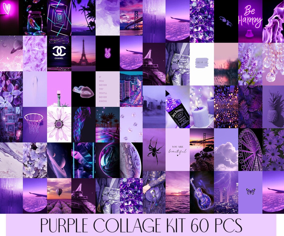 Boujee Aesthetic Wall Collage Kit Dorm Collage 60pcs Etsy