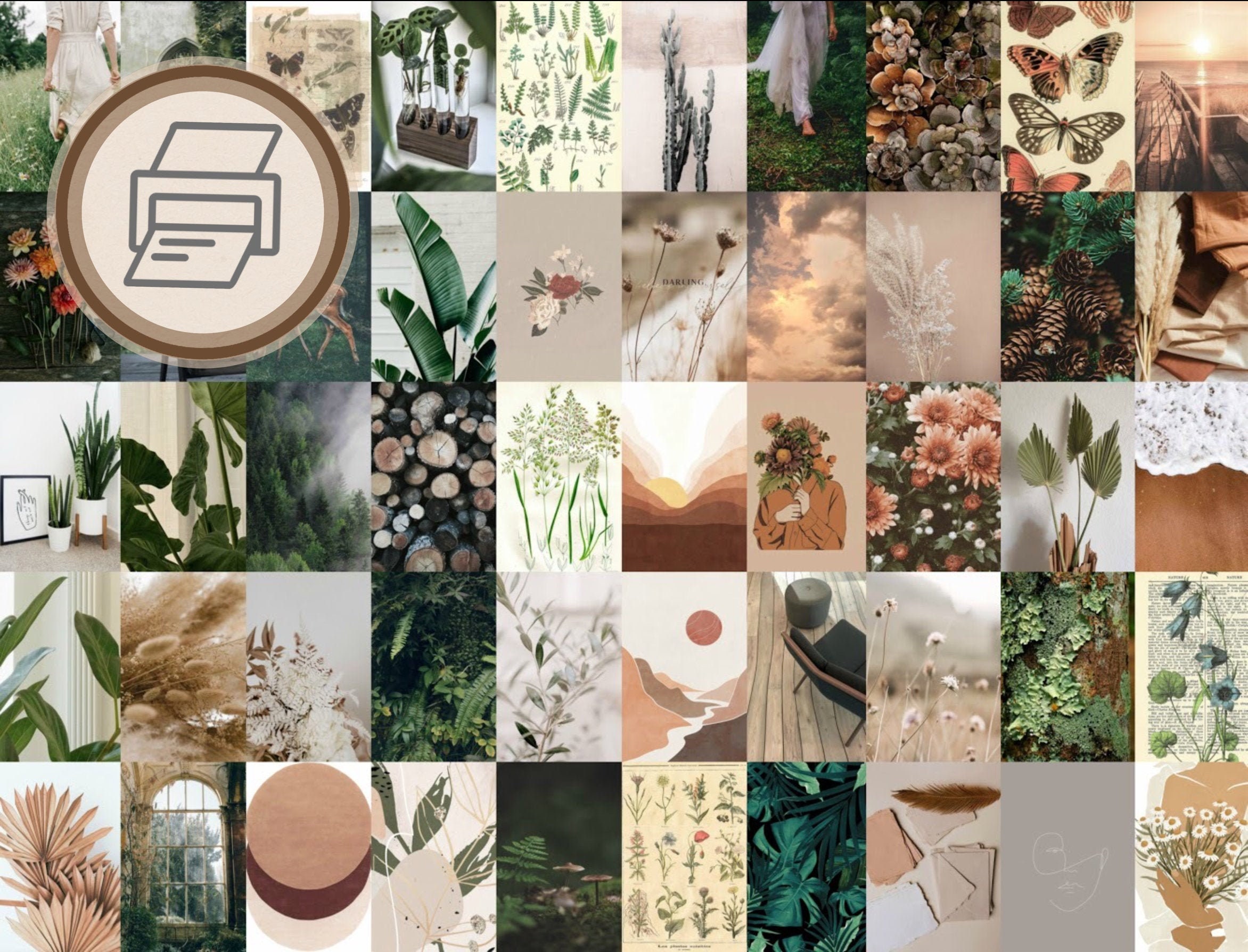 Photo Collage Kit Wall Collage Kit VSCO Wall Collage PRINTS 50 - Etsy