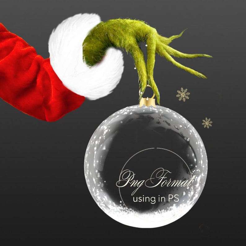 Grinch mano grinch clip art grinch png archivo DIGITAL PNG - Etsy España