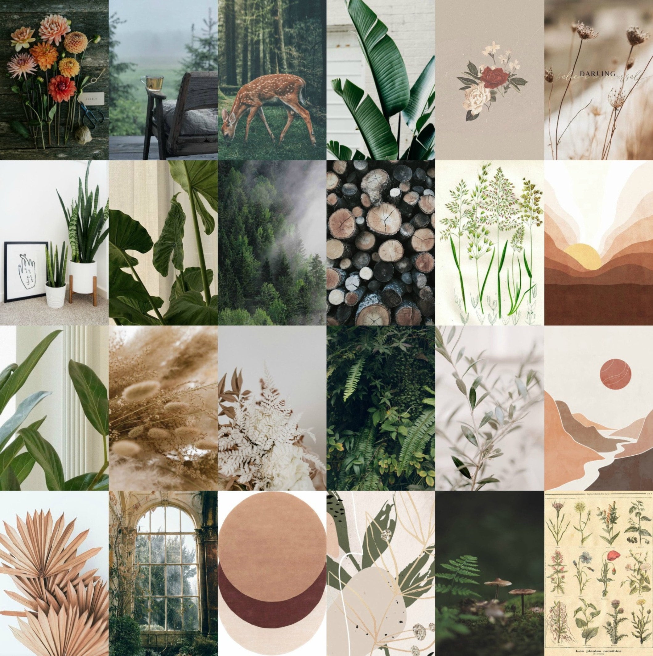 Photo Collage Kit Wall Collage Kit VSCO Wall Collage PRINTS 50 - Etsy