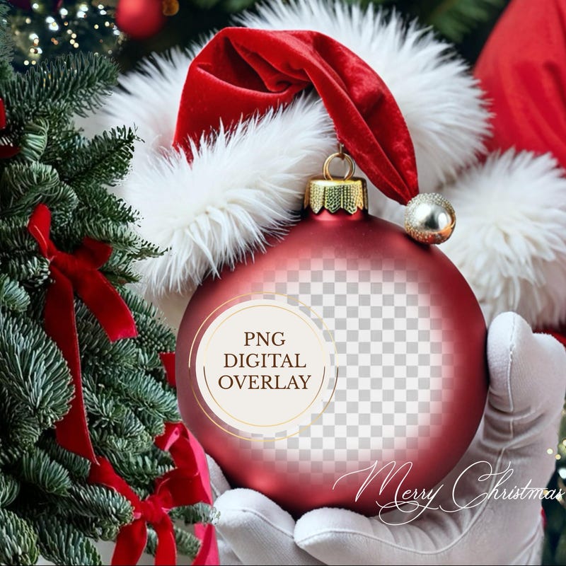 Santa Hand Overlay - Etsy