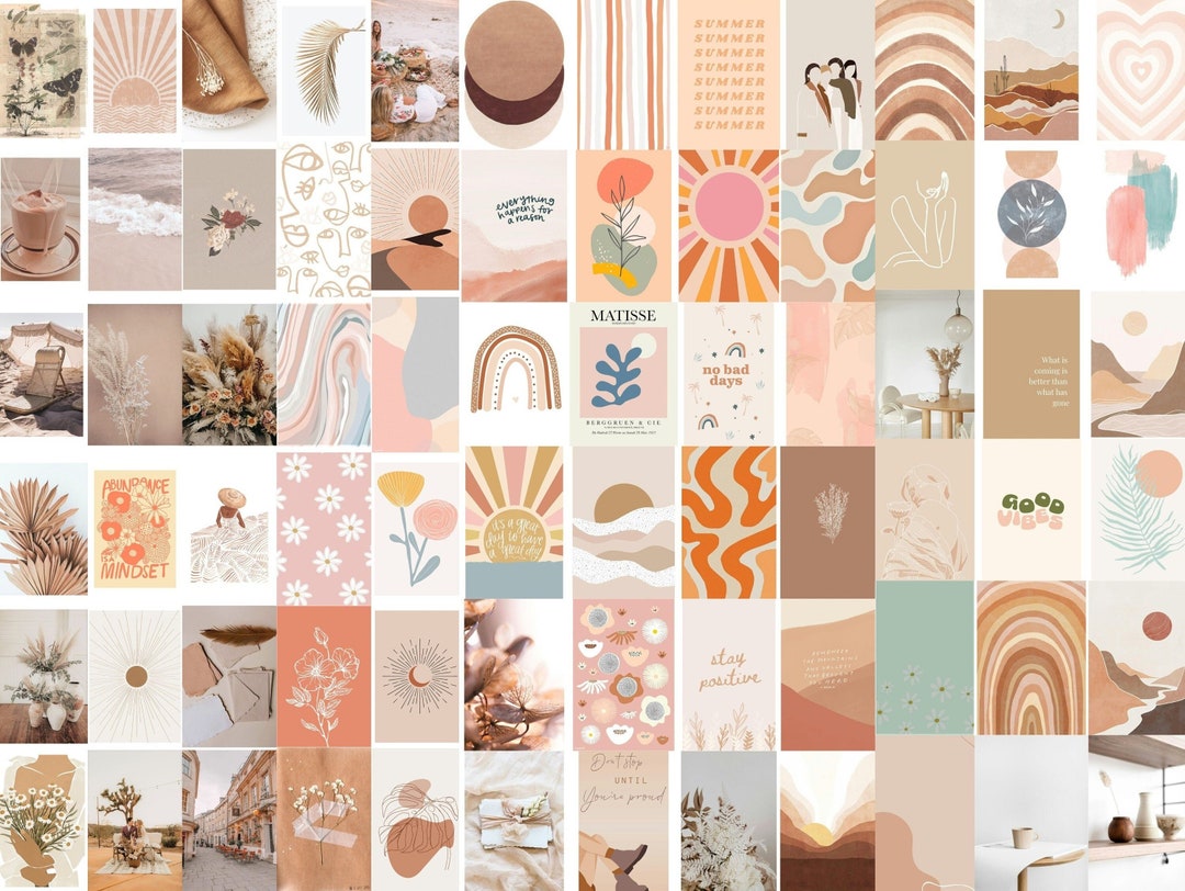 Boho Collage Kit Nature Collage Kit Light Academia DIGITAL - Etsy