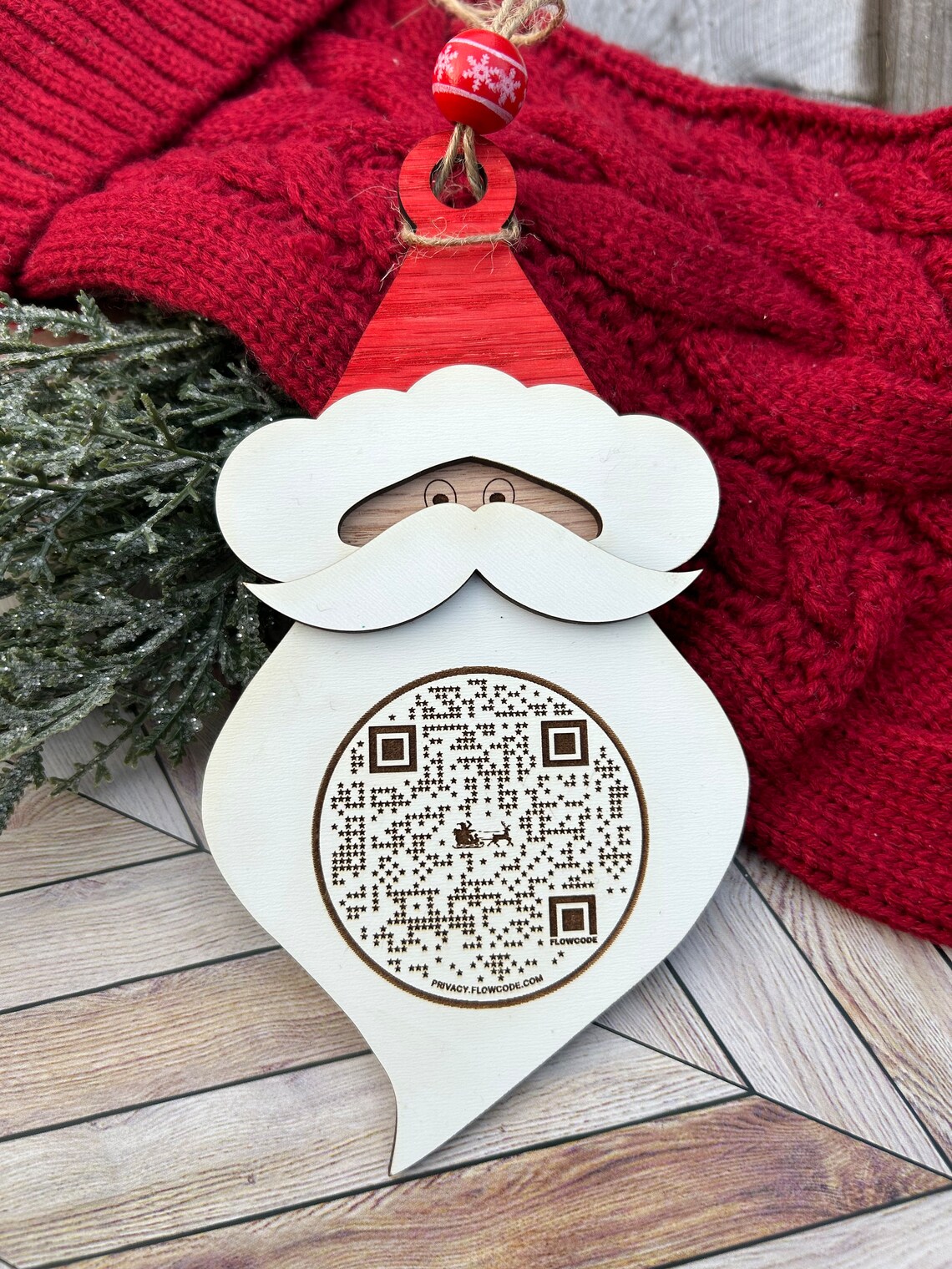 Santa Tracker QR Code Digital File SVG - Etsy
