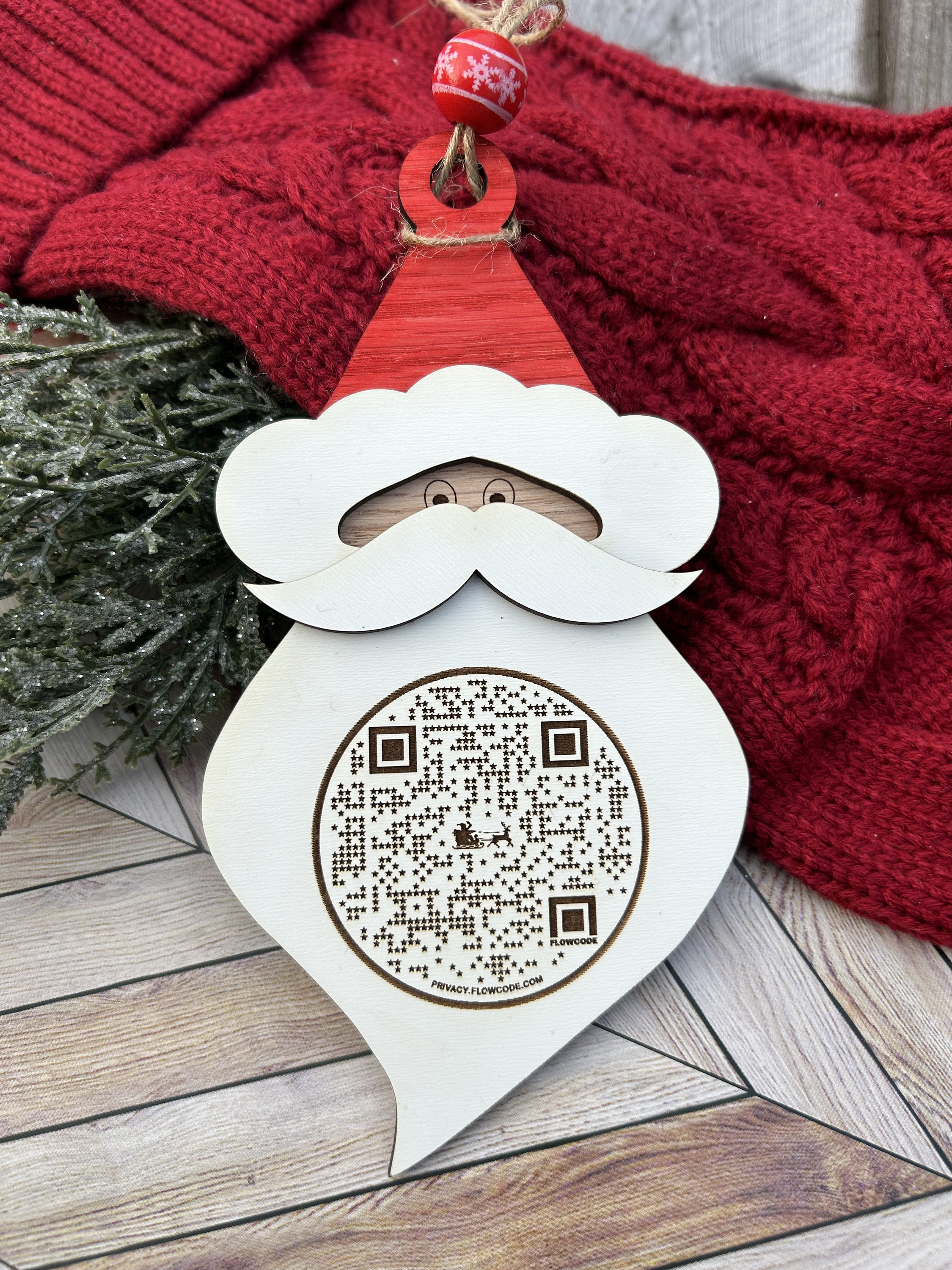 Santa Tracker QR Code Digital File SVG - Etsy