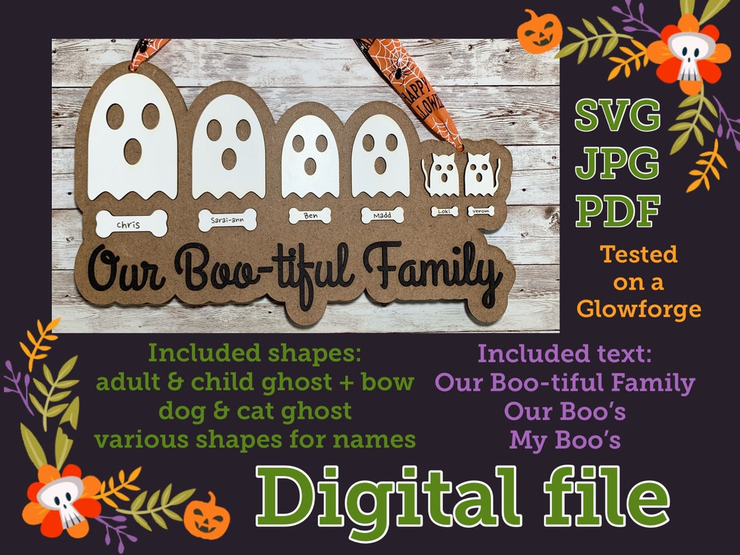 Boo Family Digital File - Etsy