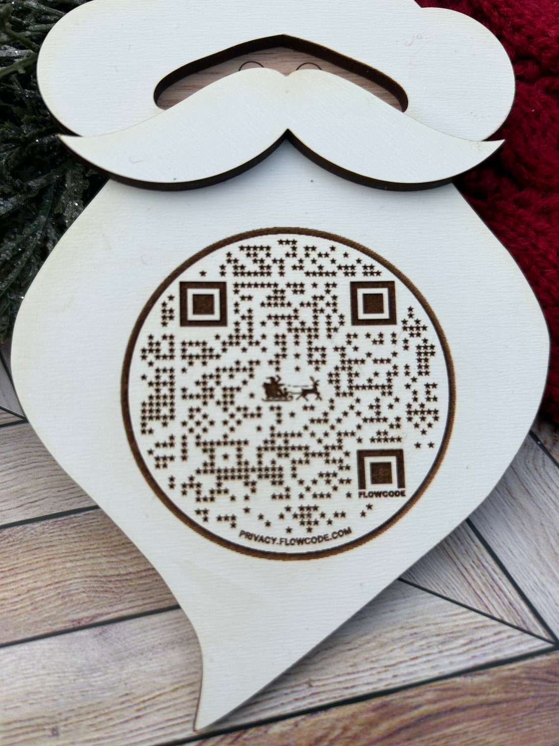 Santa Tracker QR Code Digital File SVG - Etsy