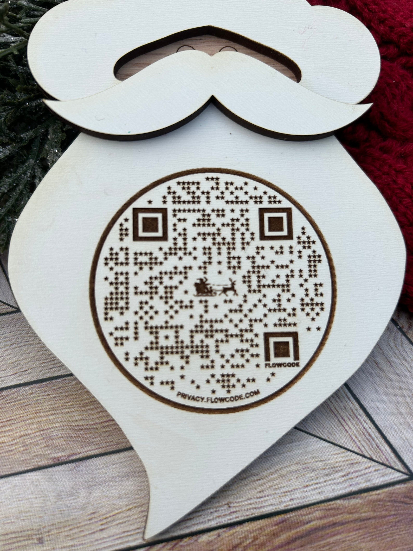 Santa Tracker QR Code Digital File SVG - Etsy