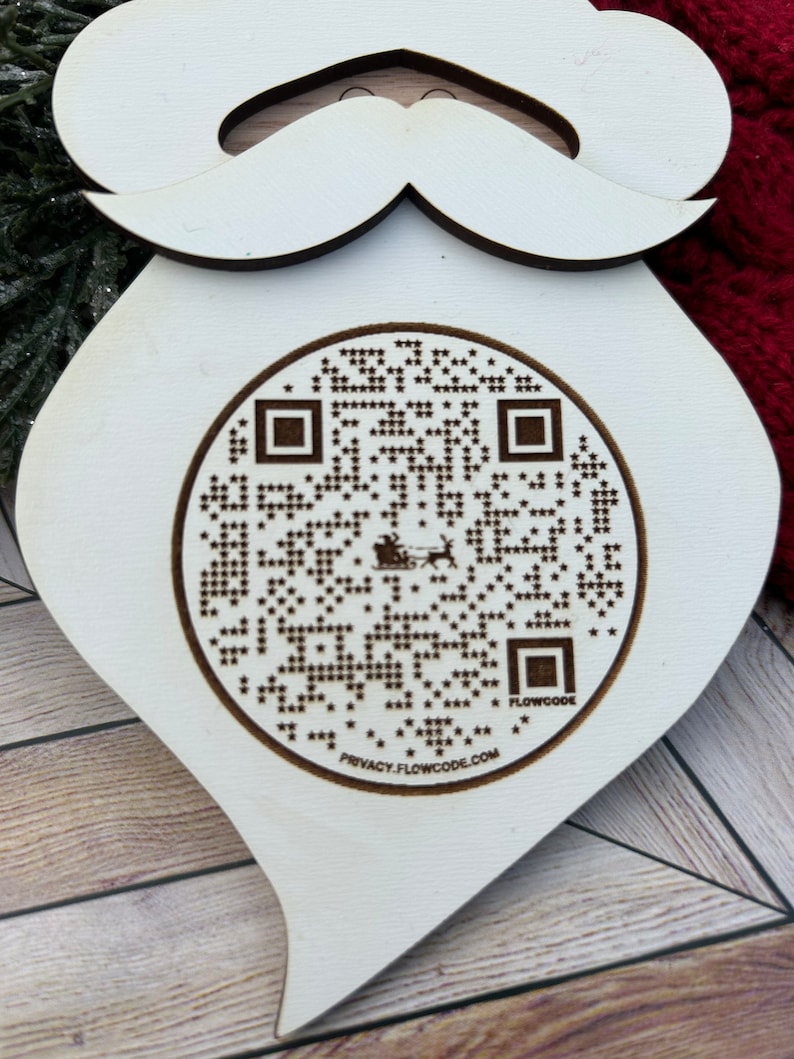 Santa Tracker QR Code Digital File SVG - Etsy