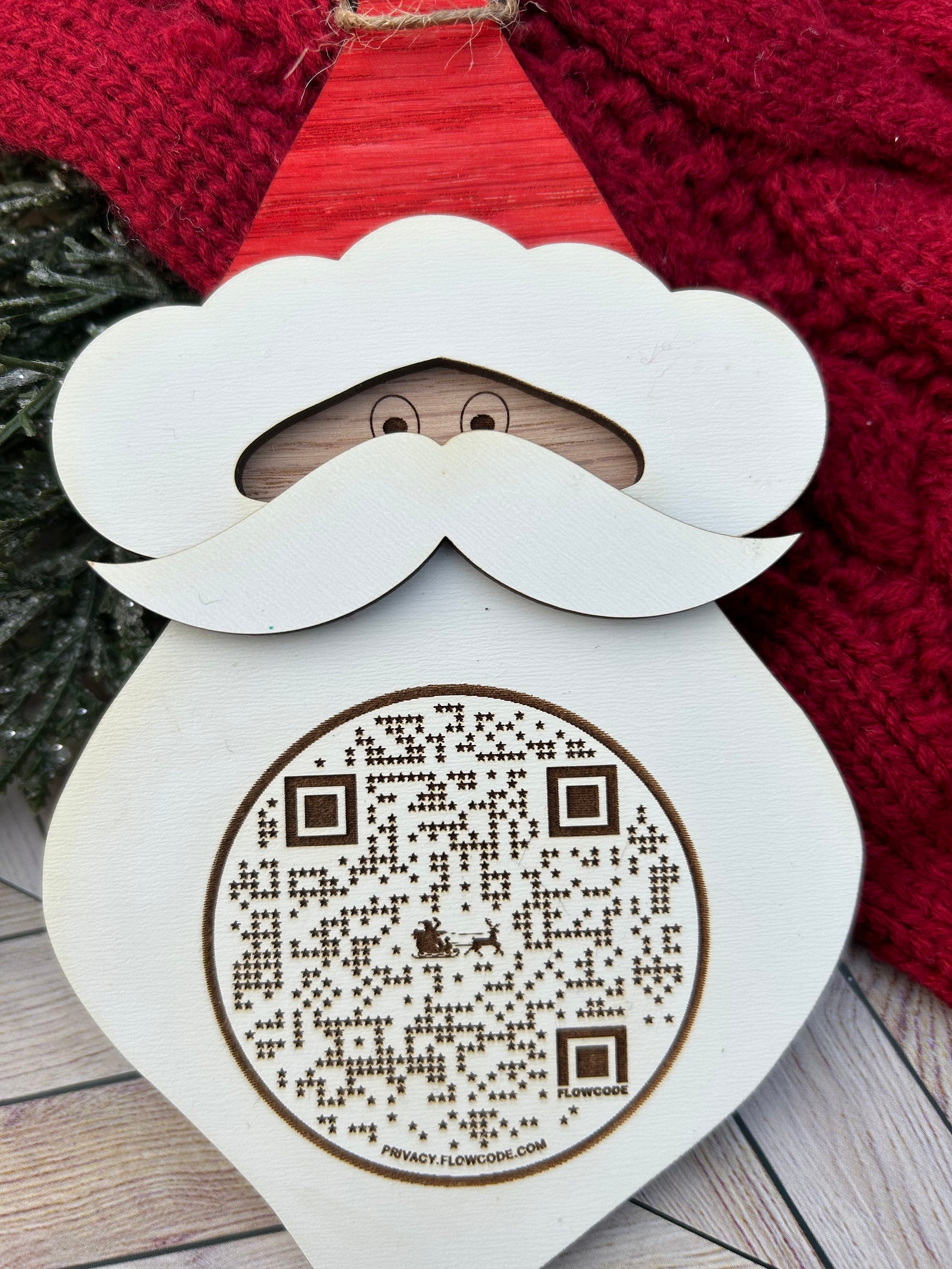 Santa Tracker QR Code Digital File SVG - Etsy