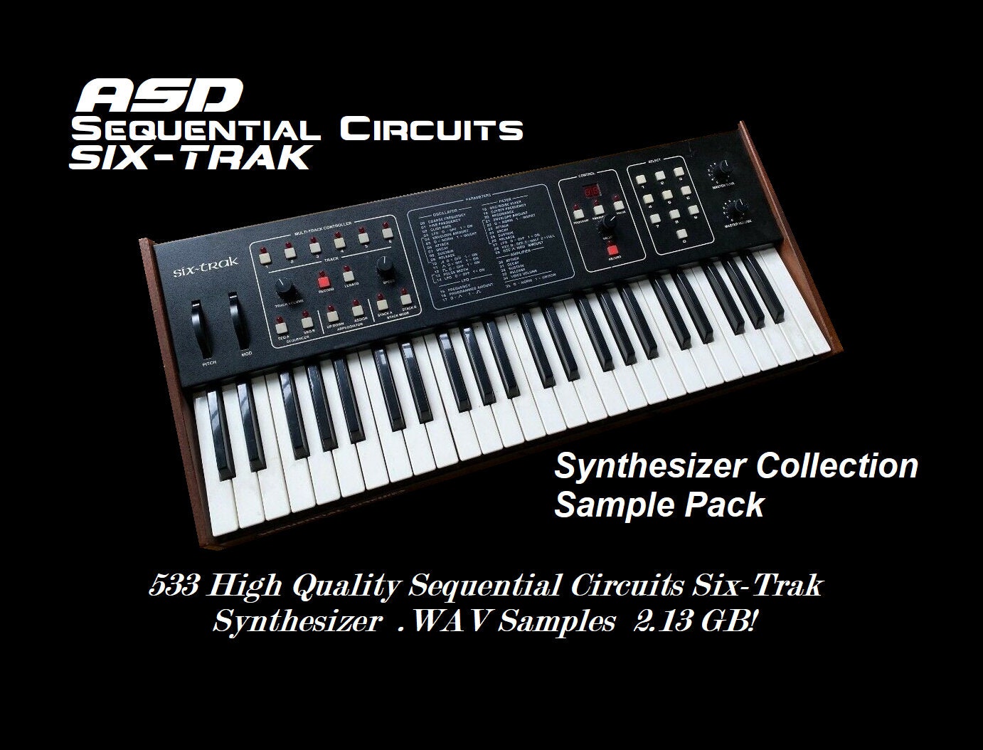 ASD Sequential Circuits Six-trak WAV Synthesizer Sample Pack - Etsy