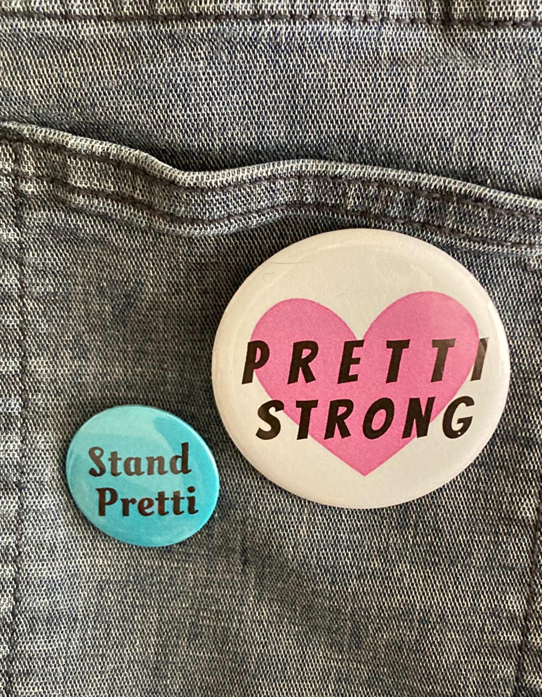 Alex Pretti Memorial Button Set, Hand-pressed Protest Pins, Protester ...