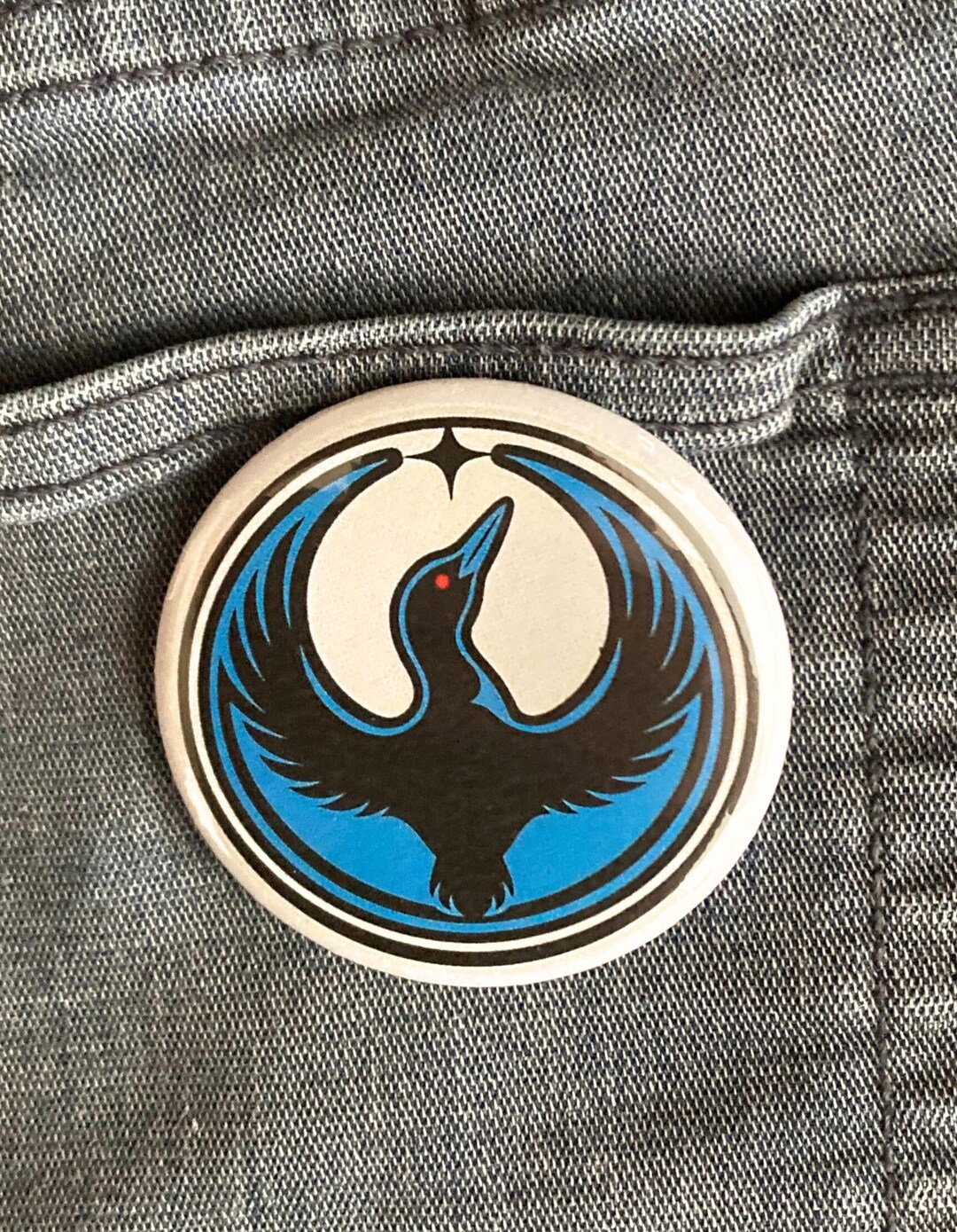 Rebel Loon Button, 2.25 Inch Large Protest Pin - Etsy