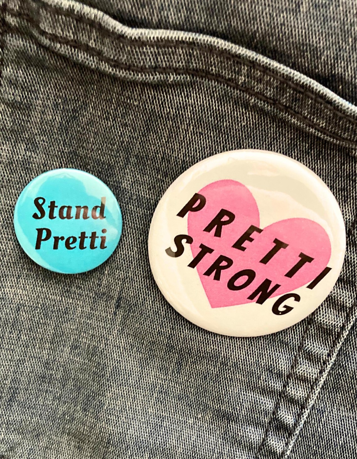 Alex Pretti Memorial Button Set, Hand-pressed Protest Pins, Protester ...