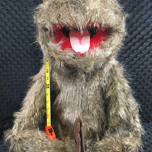 Handmade Furry Puppet With Hands, Ventriloquist Prop, Imaginative Play ...