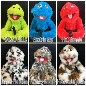 Handmade Furry Puppet, Puppet With Hands, Ventriloquist Prop ...